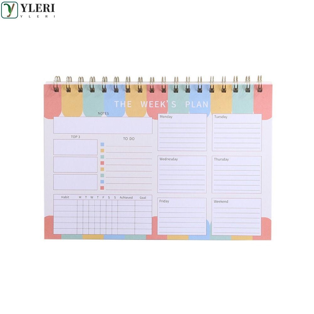 YLERI 2025 Planner Notebook, Weekly Plan Daily Planner Reminder A5 ...