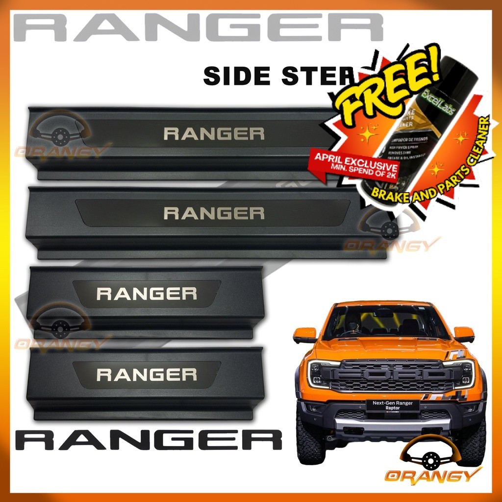 Ford Next-Gen Ranger 2023 to 2025 OEM Side Stepsill In and Out Thailand ...