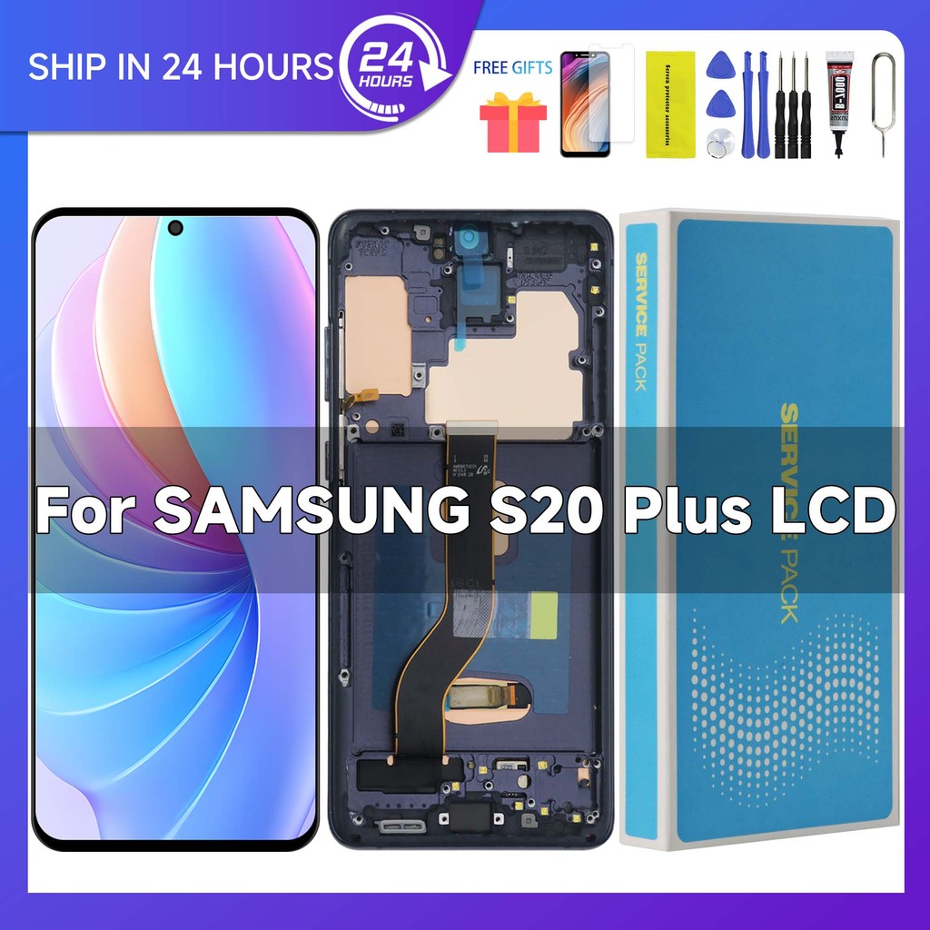 TFT / AMOLED For Samsung Galaxy S20+ G985F/DS G985B LCD AMOLED Display ...