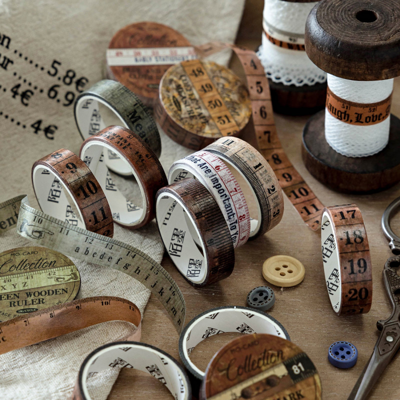 ENWEI 37mm*2m 1 Roll [Tape Measure Collection Series] Retro Style ...