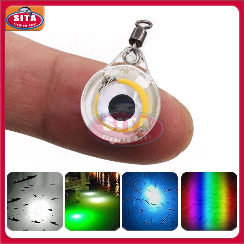 SITA Portable LED Fishing Lure Night Light 2.3g Glow Waterproof ...