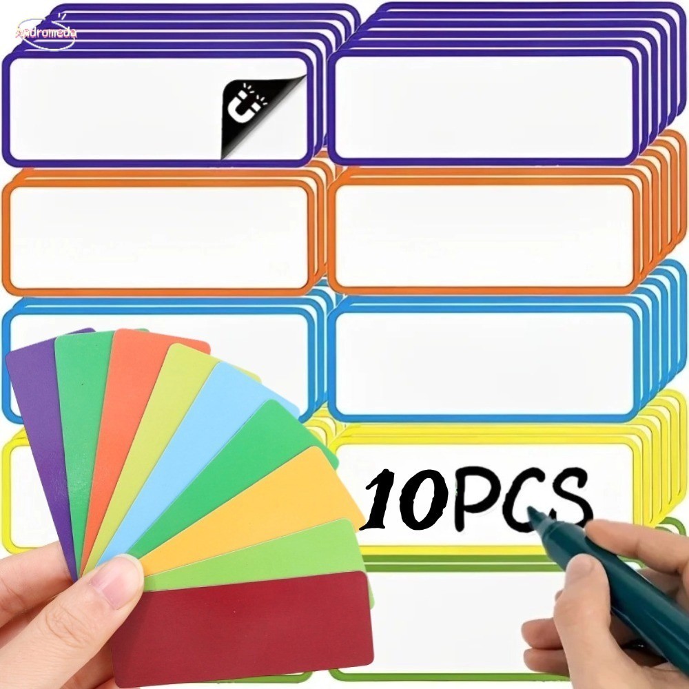 Home Dry Erase Fridge Message Labels Reusable Magnetic Label Display ...