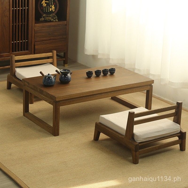 Old Elm Wood Tatami Tea Table Small Apartment Coffee Table Solid Wood ...