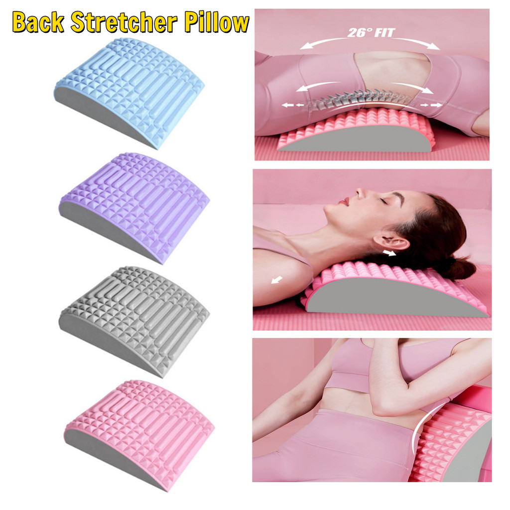 [Youyue] Back Stretcher Pillow Neck Lumbar Support Massager for Neck ...