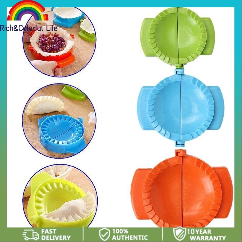 3pcs Colorful DIY Dumpling Empanada Meat Dough Press Mold Maker Kitchen ...
