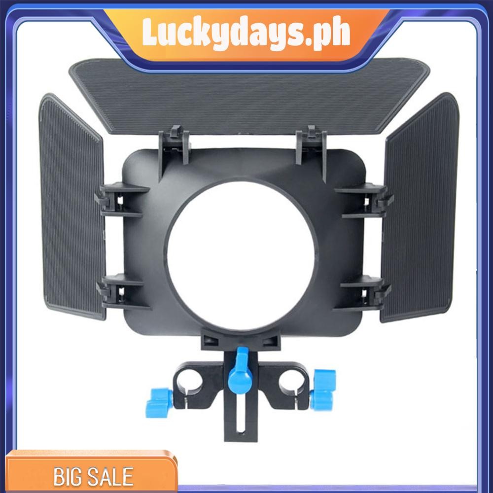 M1 Matte Box Camera Shade for 15mm Rail Rod Follow Focus Rig Cage ...