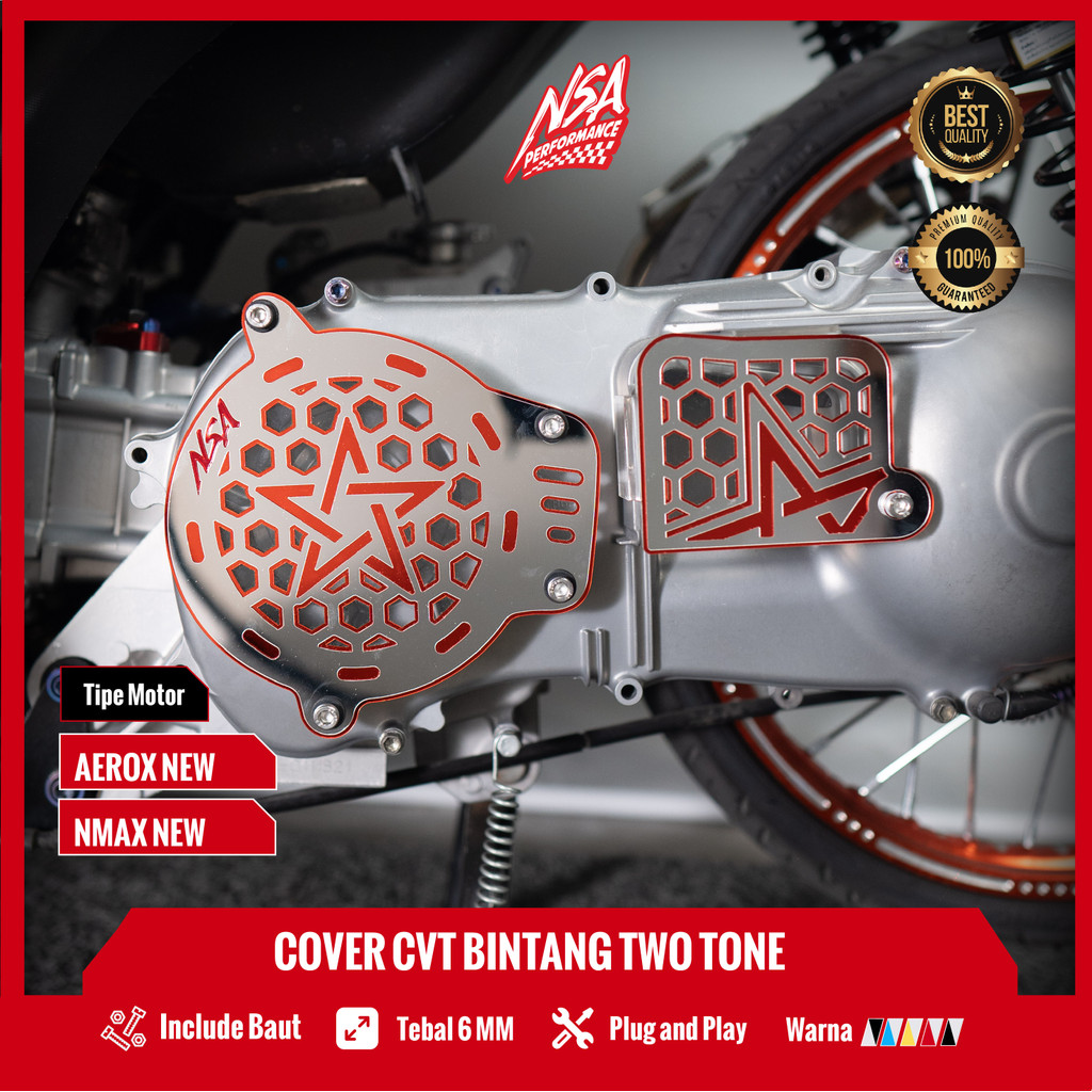 Nsa COVER Cvt BINTANG TWO TONE SERIES Yamaha Nmax New Aerox New Nmax ...