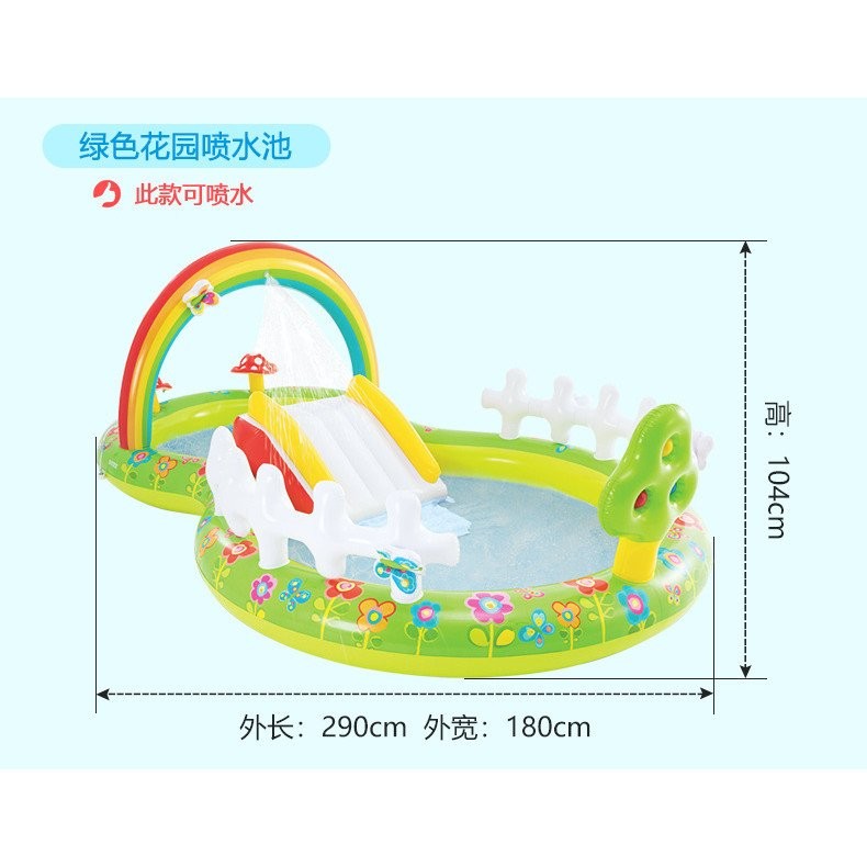 INTEX Kids' Slide Inflatable Pool Kids Swimming Pool Inflatable Castle ...