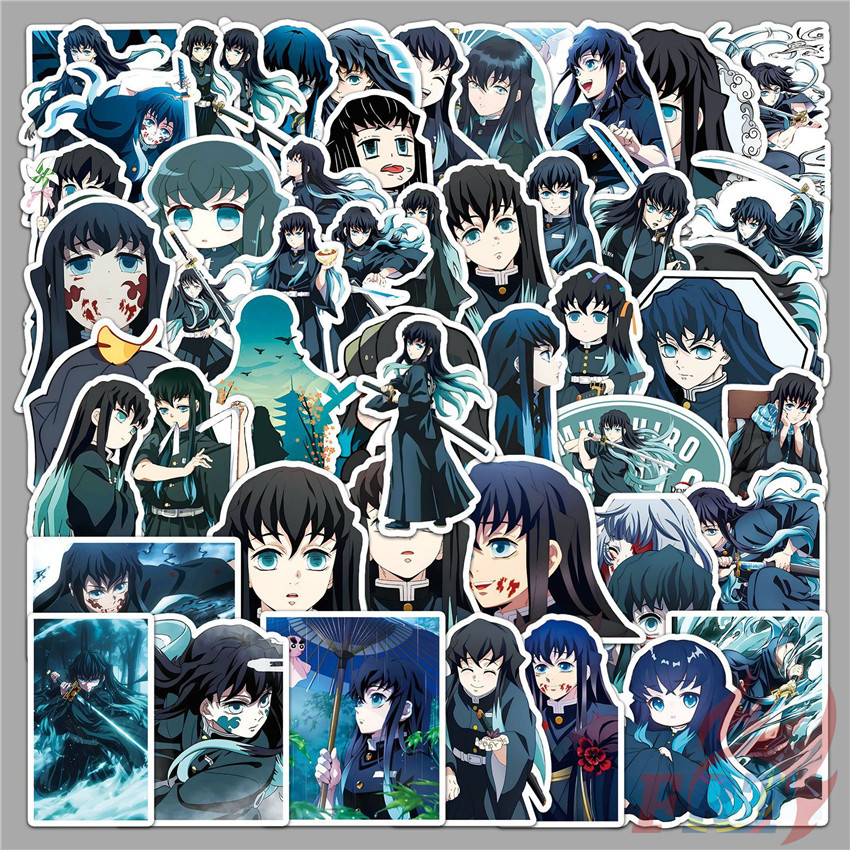 Tokitou Muichirou Series 01 Hashira Stickers 50Pcs/Set Fashion DIY ...