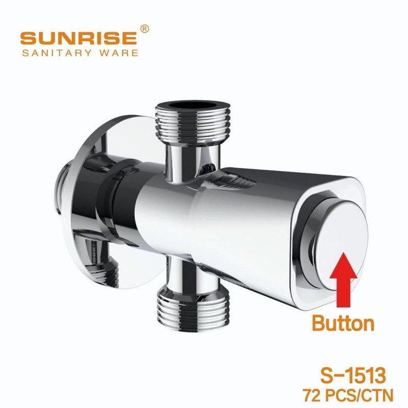 SUNRISE stainless push bottom Angle valve 1/2x1/2 | Shopee Philippines
