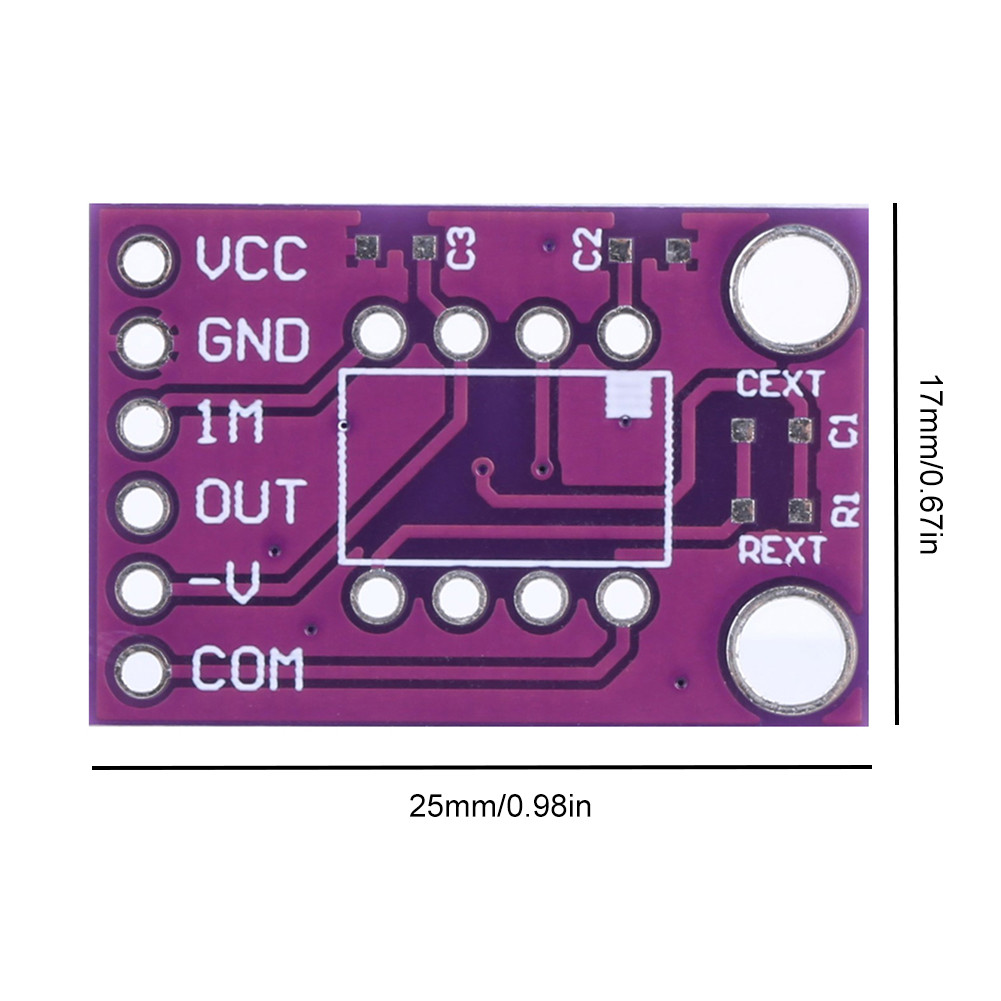 OPT101 Light Analog Intensity Sensor Single Chip Photoelectric Diode ...