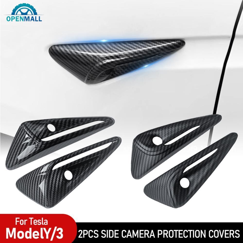 OPENMALL 2Pcs Car Side Camera Protection Covers Kit Decoration Sticker ...