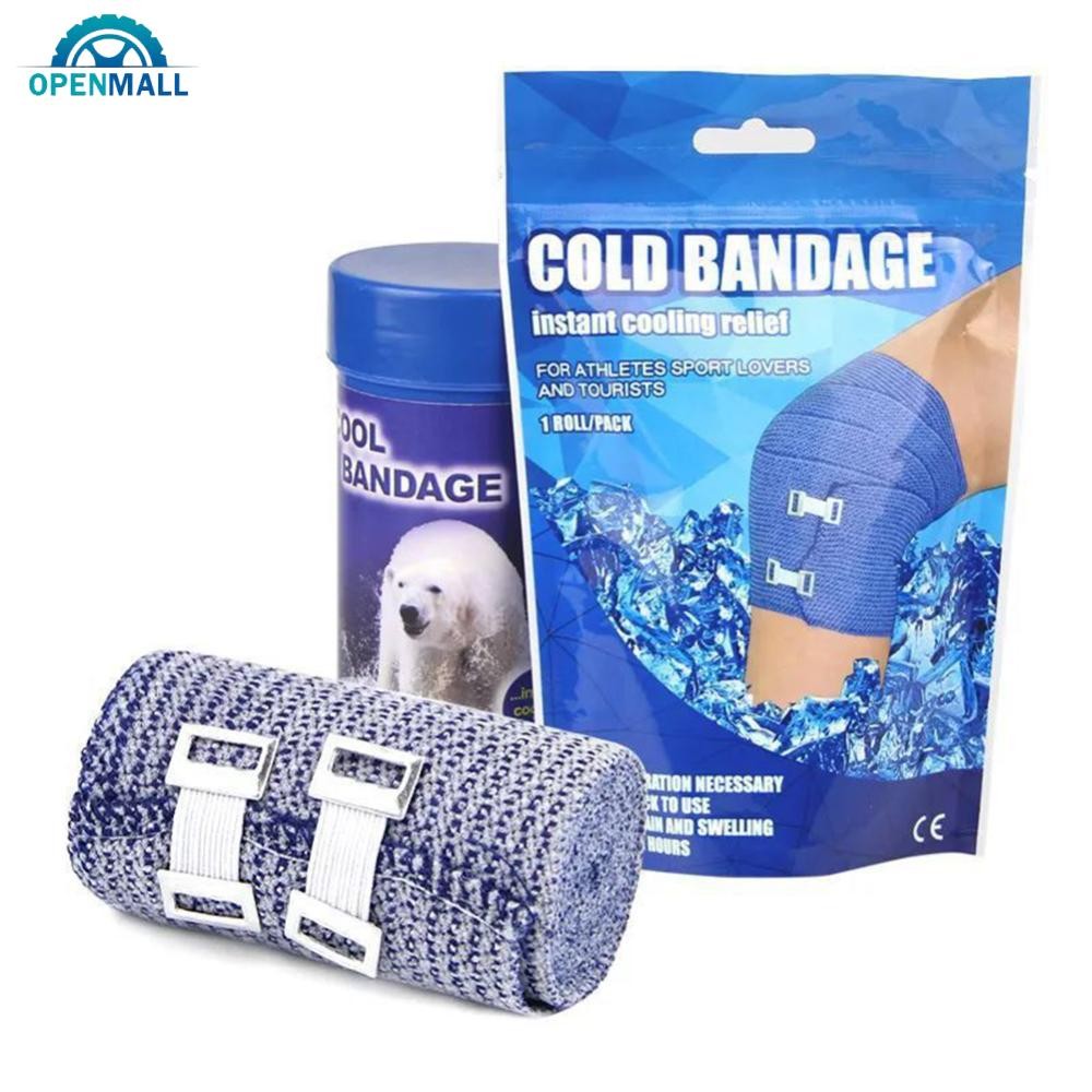 OPENMALL Self Adhesive Ice Bandage Instant Cooling Ice Tape Muscle ...