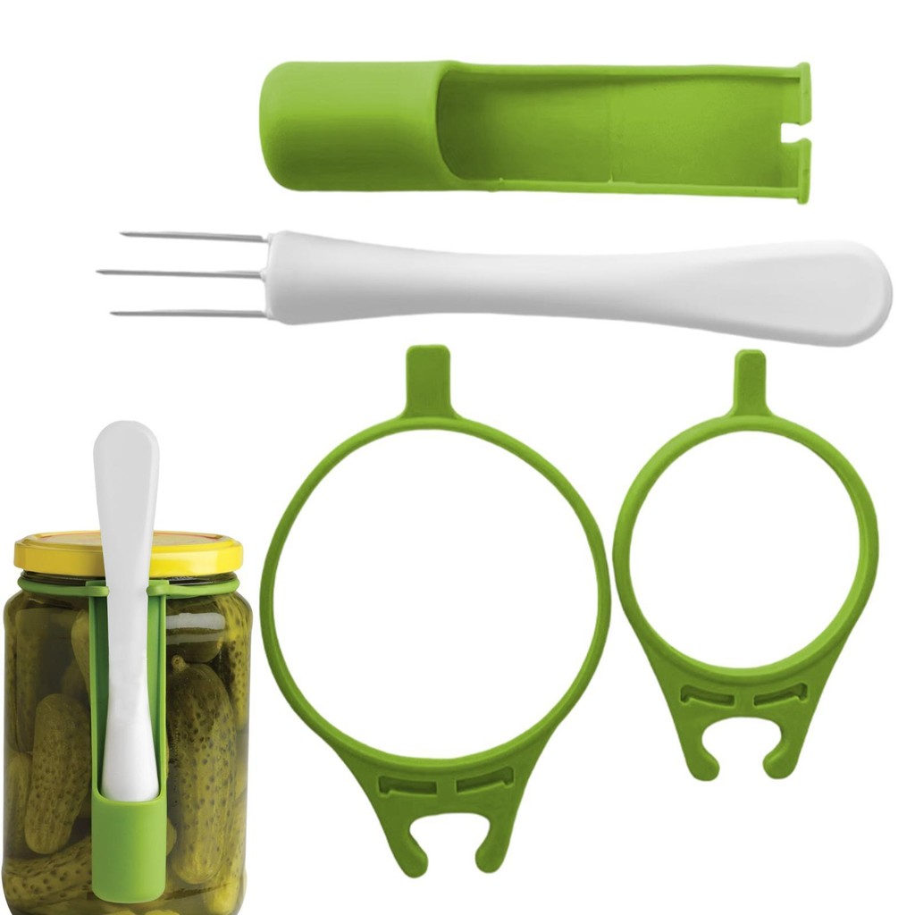 Pickle Jar Fork Multifunction Pickle Picker Long Handle Olive Fork Grabbing Tool Food Grabber ...