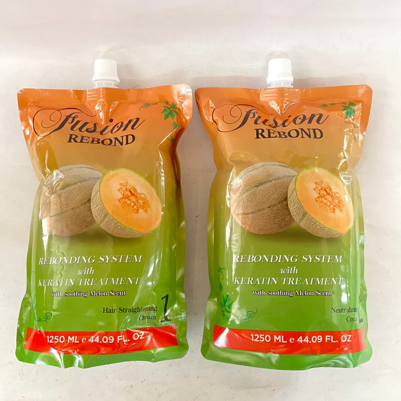 Fusion Rebond Set Rebonding System With Keratin Treatment 1250mlx2 ...