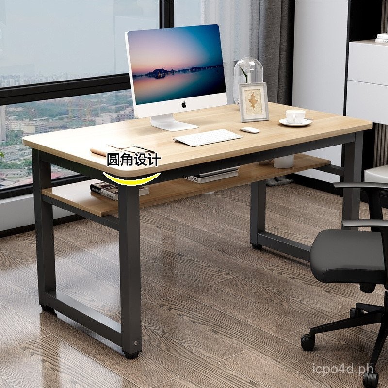 Computer Desktop Table Home Bedroom Simple Modern Economical Steel and ...
