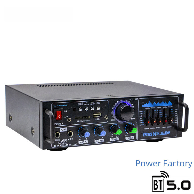 High Power Bluetooth Power Amplifier U Disk Pluggable Radio Audio ...