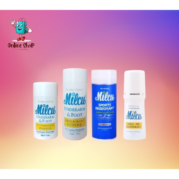 Milcu Fresh All Day (Milcu Power 40g & 80g, Milcu Roll - On, Milcu ...
