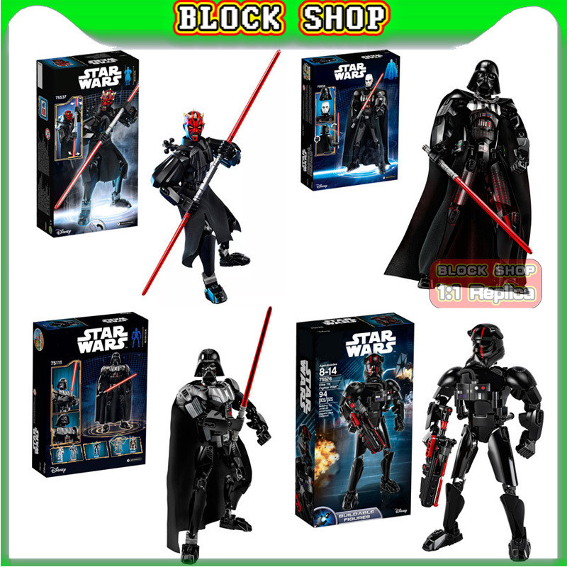 Cartoon Vader Building Block Anime Model Doll Stormtrooper Darth Vader ...
