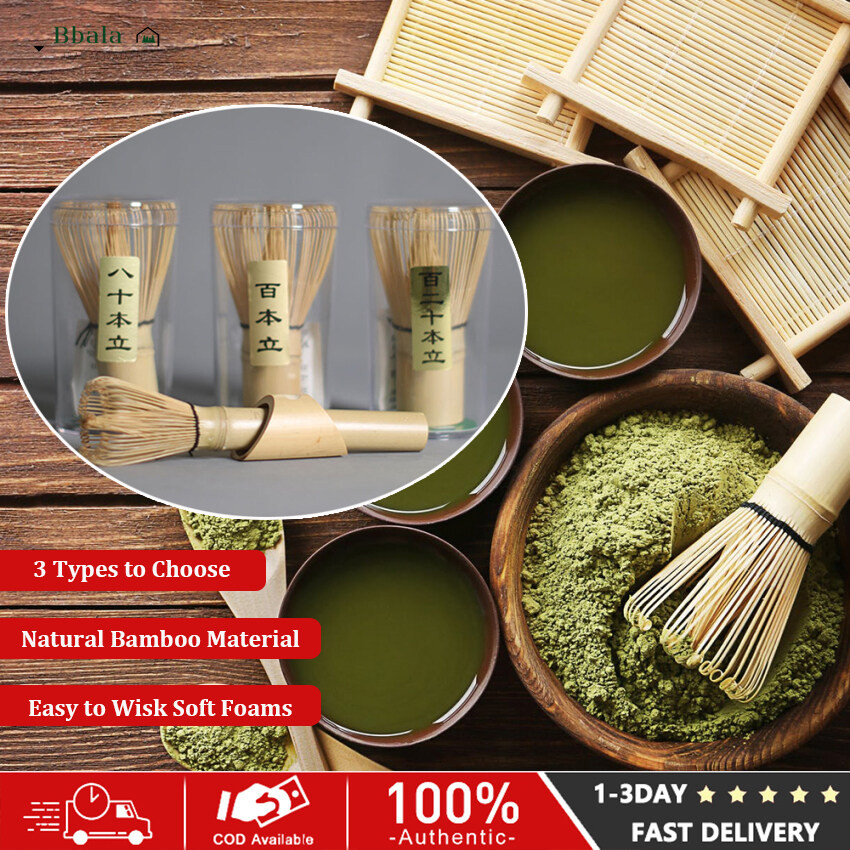 PP+Natural Bamboo Matcha Green Tea Whisk Chasen Preparing Japanese ...