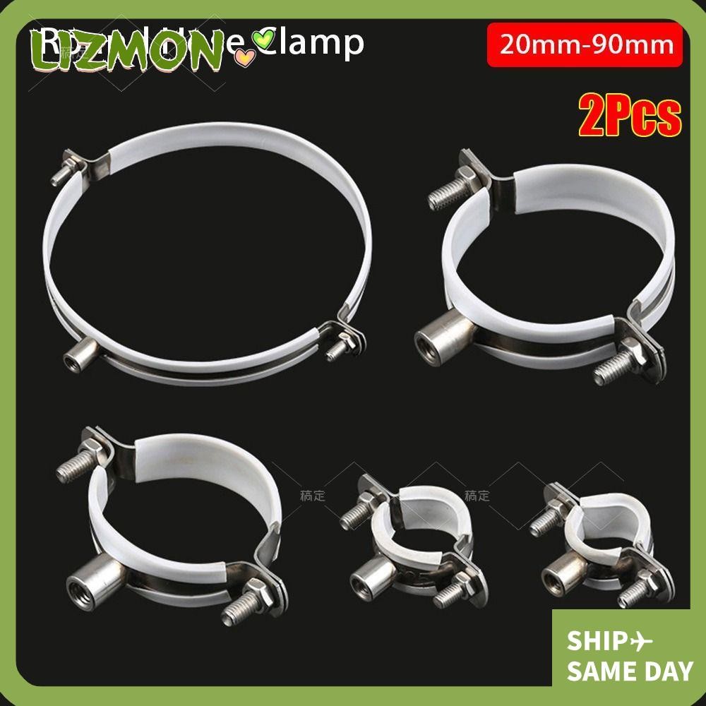LIZMON 1Pcs Round Hose Clamp, Fastener Hardware Nut Hoop Suspension ...
