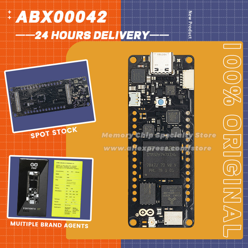 1PCS/LOT! ARDUINO PORTENTA H7 ABX00042 Development board STM32H747 dual-core wifi New | Shopee ...