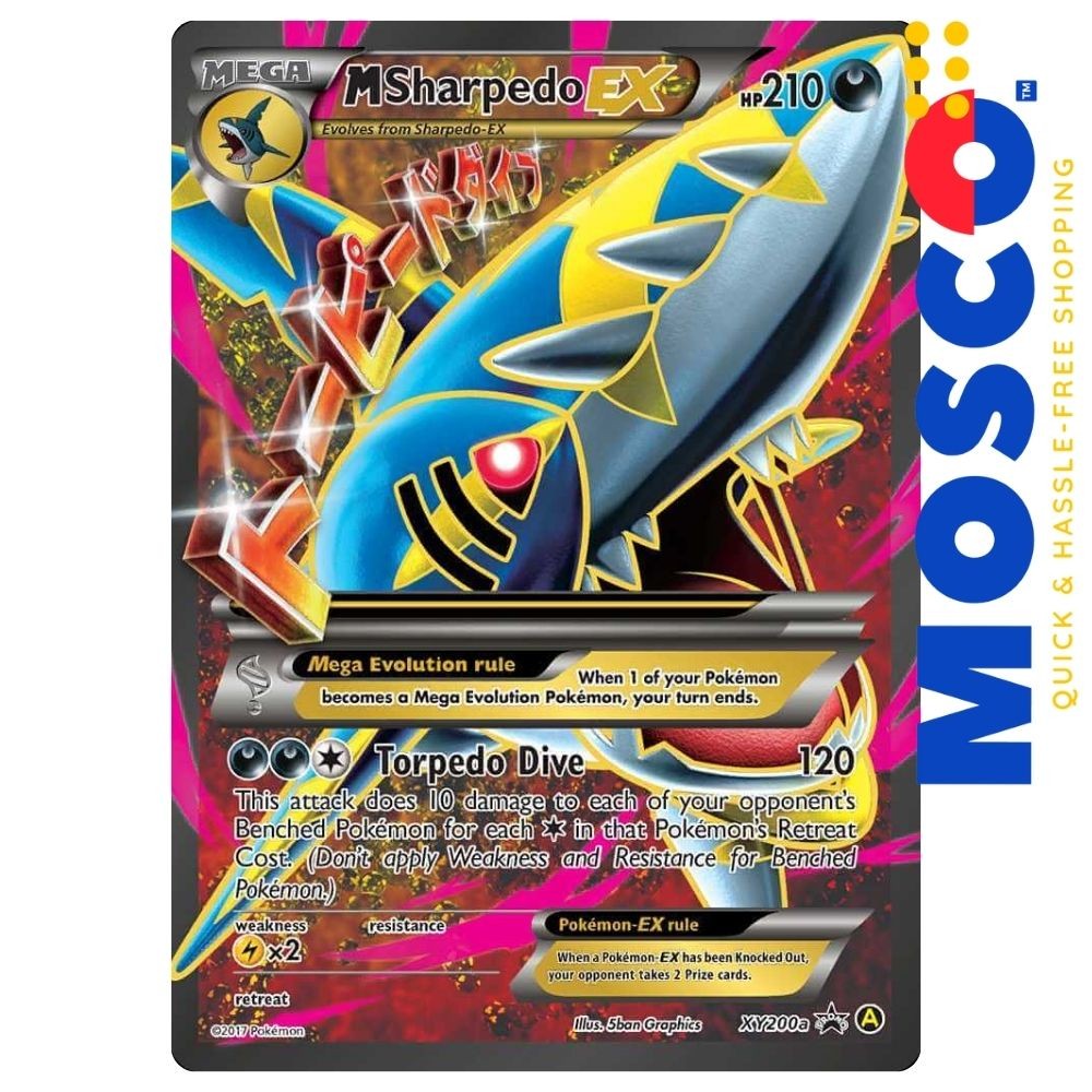 M Sharpedo EX - XY200a Alternate Art Promo | Pokemon TCG | Shopee ...