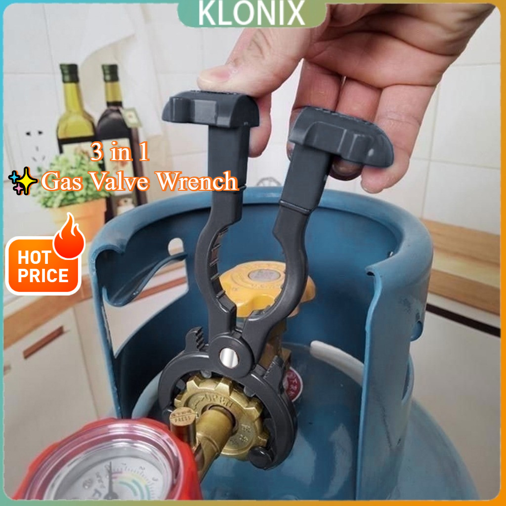 3 in 1 Professional Gas Valve Wrench Tank Pressure Reducing Valve ...