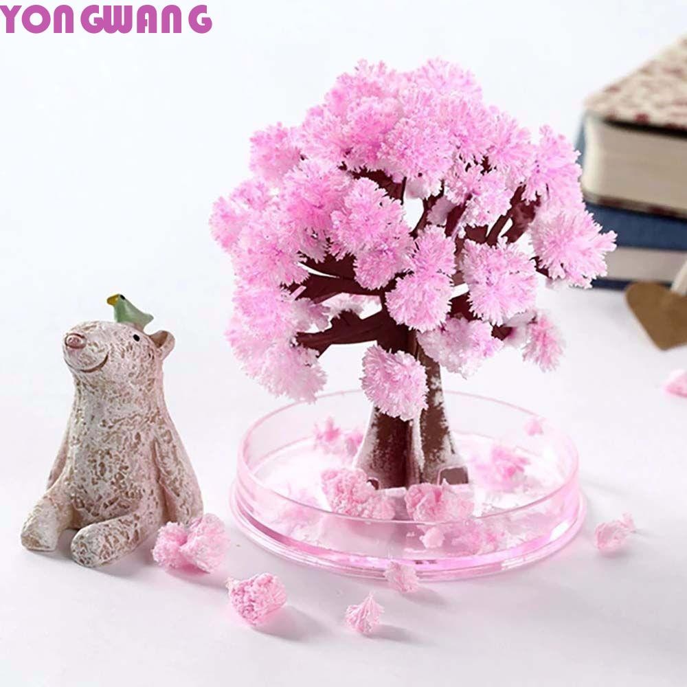 YONGWANG66HR Sakura Crystal Trees Novelties Magic Paper Tree Flowering ...