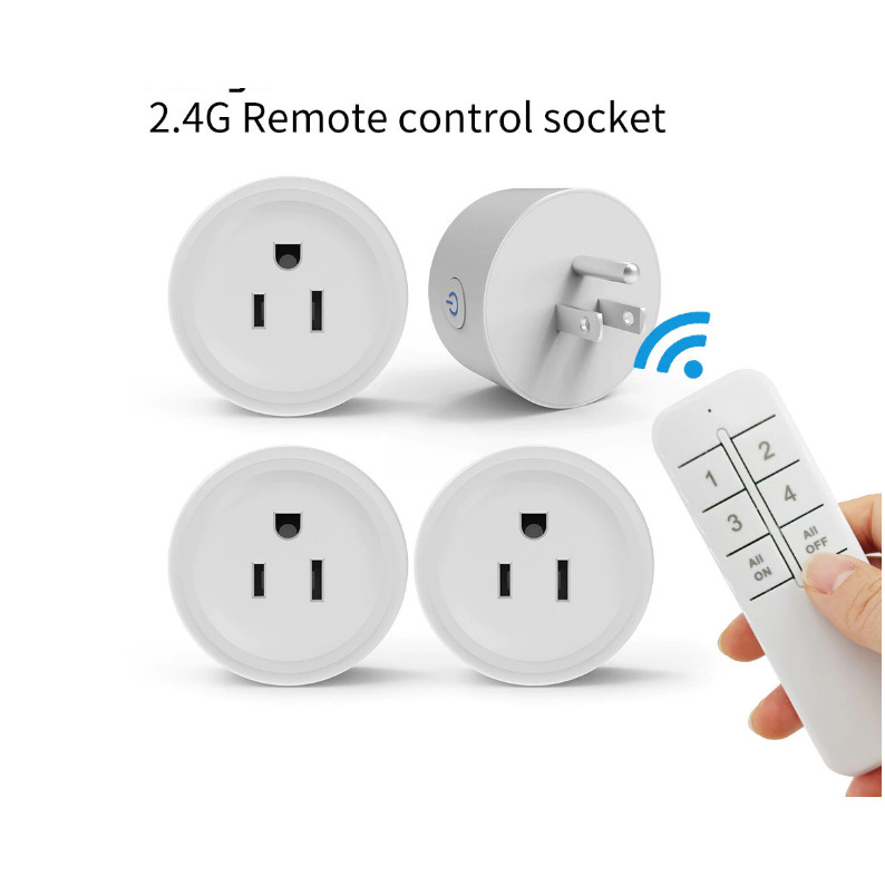 Wireless socket smart socket RF2.4G remote control socket wireless ...