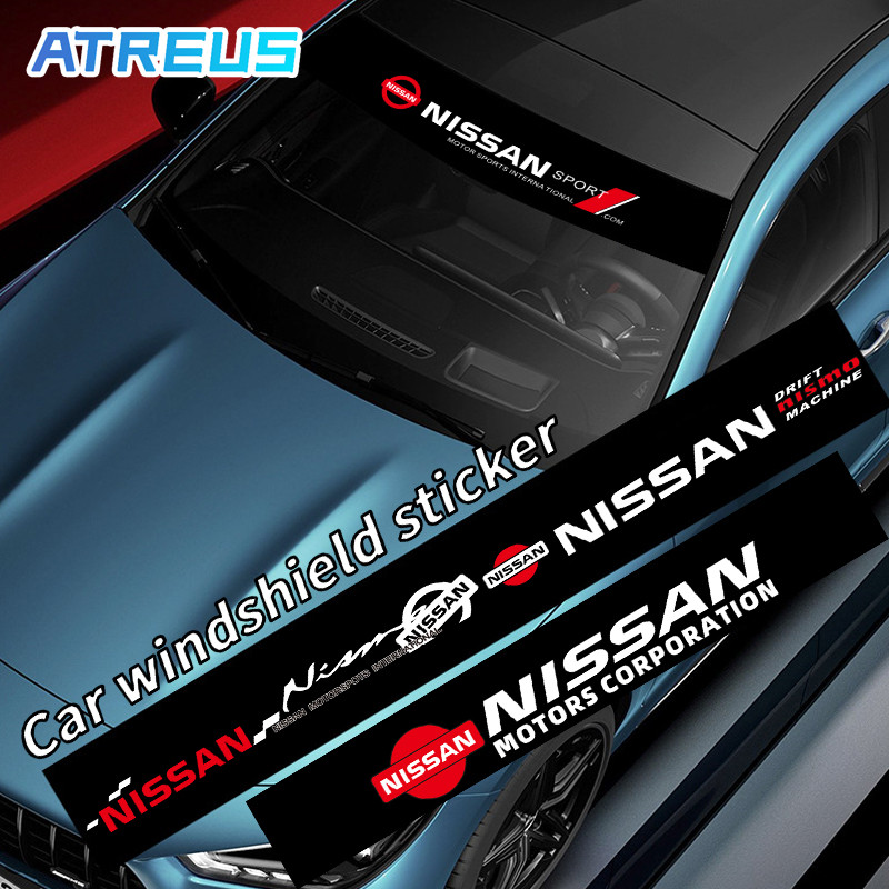 Nissan Car Front Windscreen Sticker Windshield Stickers Car Front ...