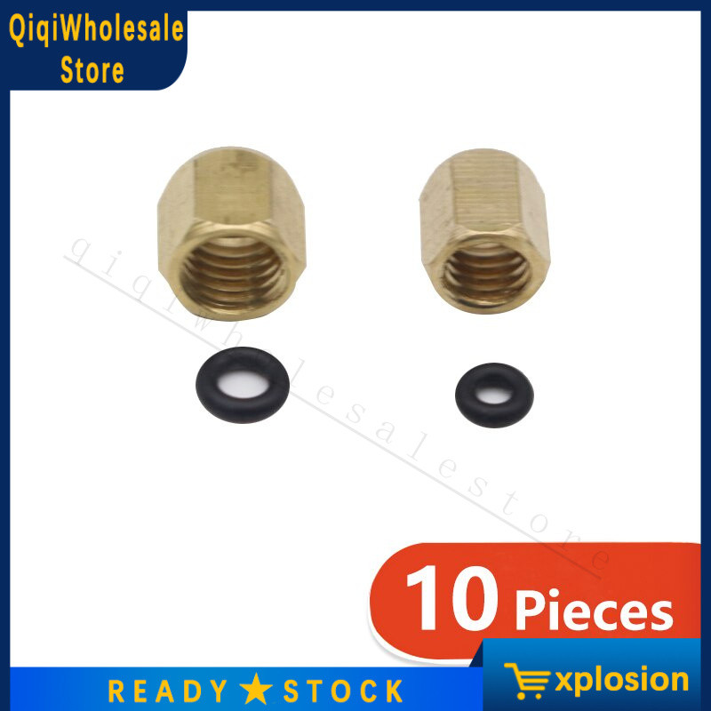 10Pcs L1300 nut eco solvent printhead damper connector Copper Nut with ...