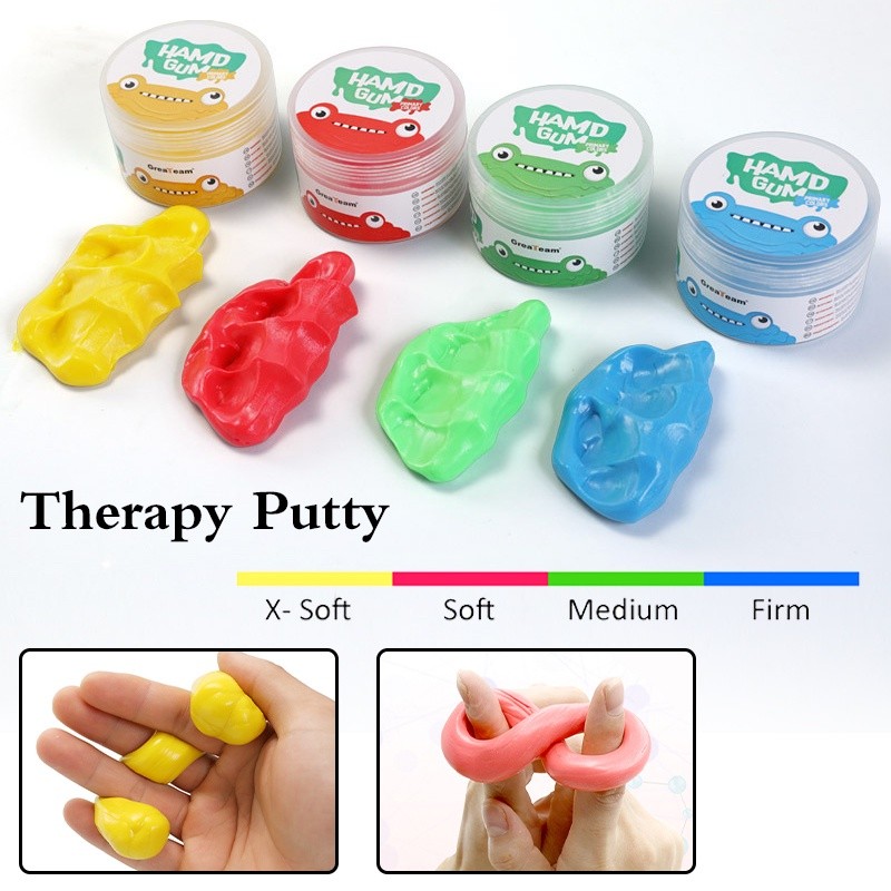 Hand Strengthening Putty Finger Training Putty Decompression Mud Grip ...