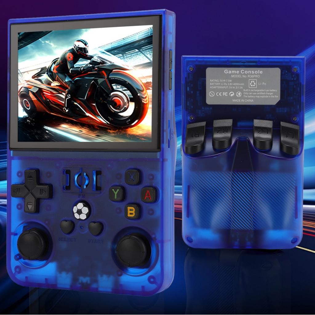 Haichao R36PRO Handheld Game Console Retro Games Consoles with 3.5 Inch ...