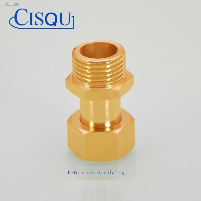 Straight-through unilateral live joint faucet connector dn15 inner and ...