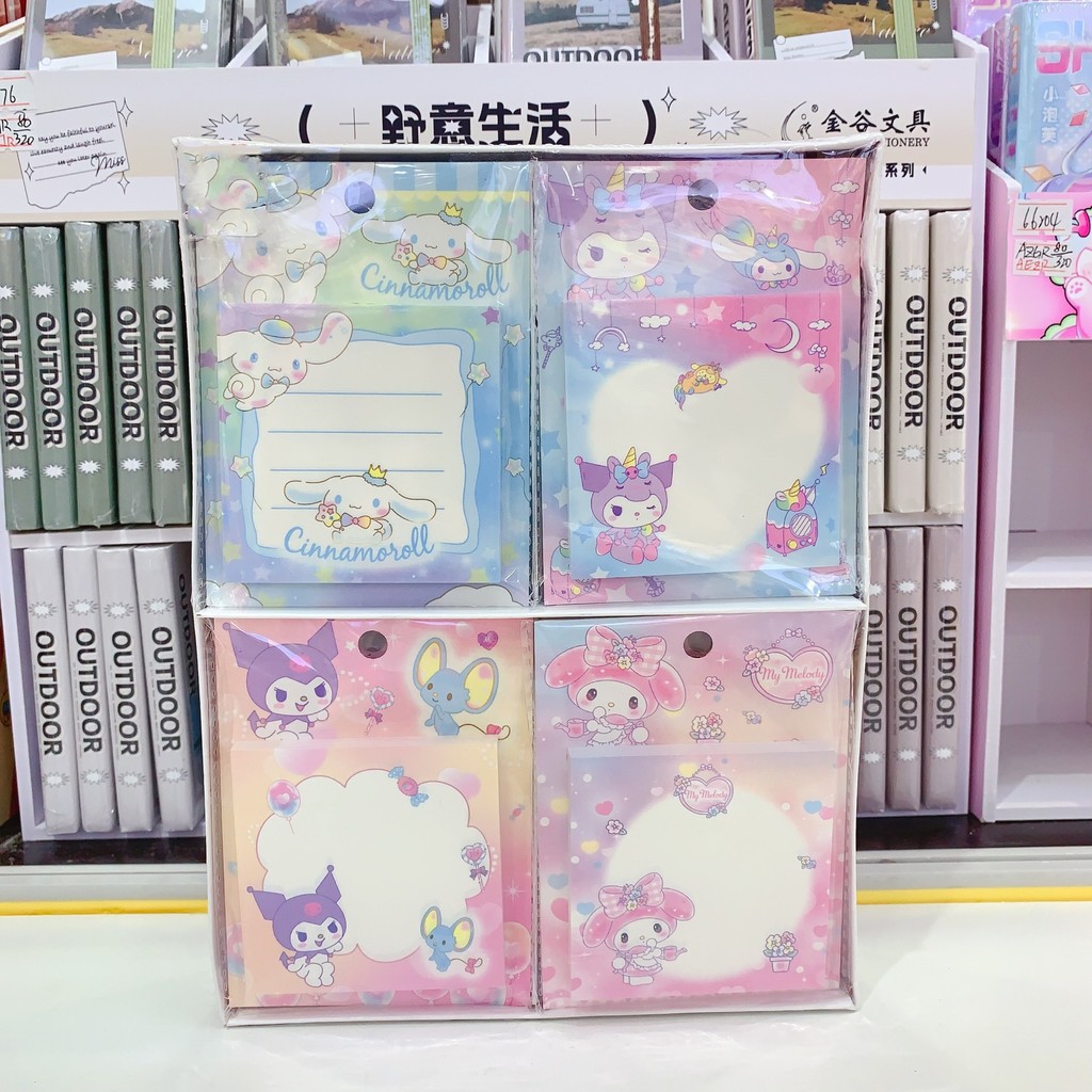 Cartoon Clow M Square Sticky Note Cute Sanrio Sticky Easy to Tear ...