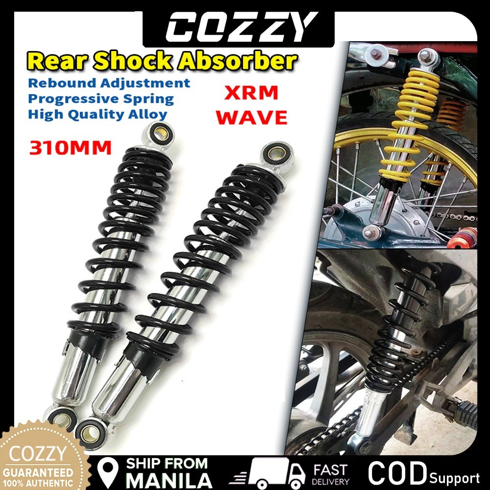 2pcs Wave/Xrm/Tmx Rear Shock Absorber 310mm Motorcycle Shock Absorber ...