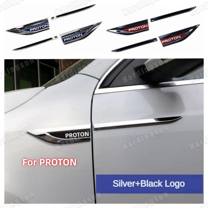 1set car fender stainless steel side la l（Contain left and right) for ...