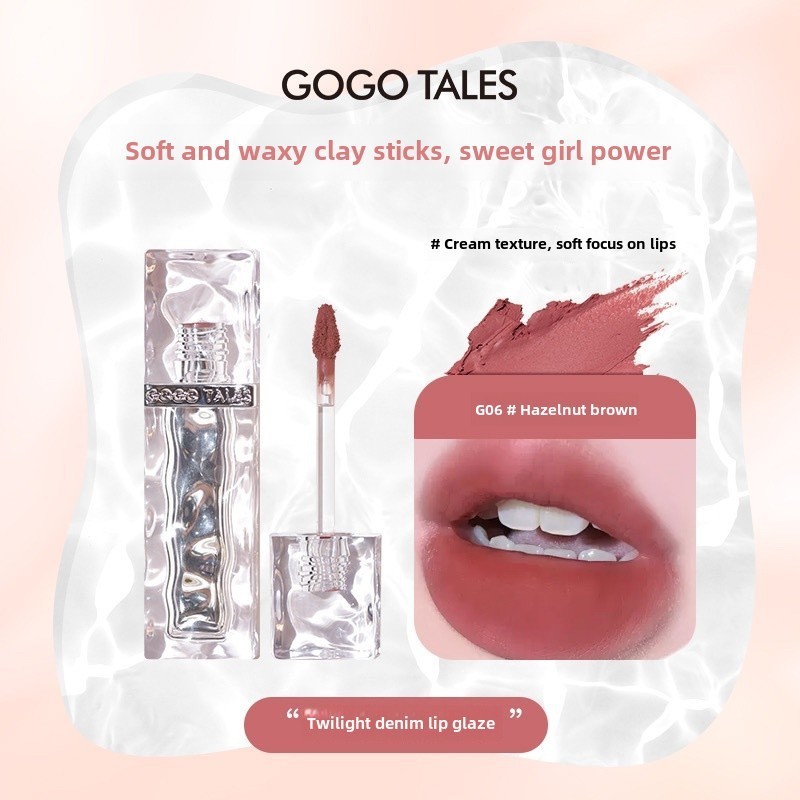 GOGO TALES Ice Cubes Lip Mud Autumn And Winter Lipstick Lip Gloss ...