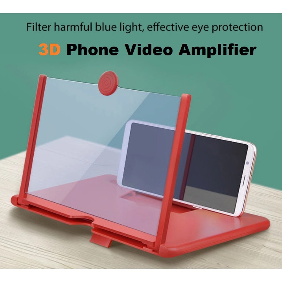 3D Mobile Phone Screen Magnifier 10" HD Movie Extendable Portable ...