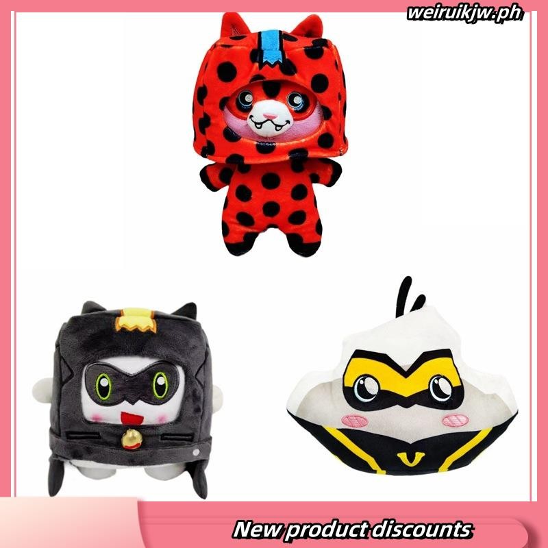 Lanky Plush Toys LankyBot Cyborg Box Thicc Ladybuged Cat Noir Plushies ...