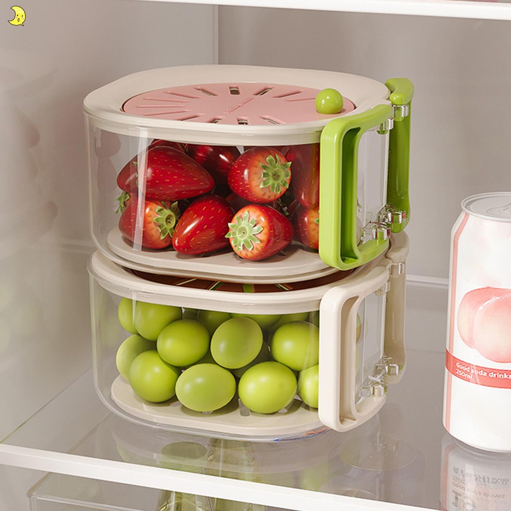 Fruit Washer Drainer Container Set Fruit and Vegetable Washing Bowl ...