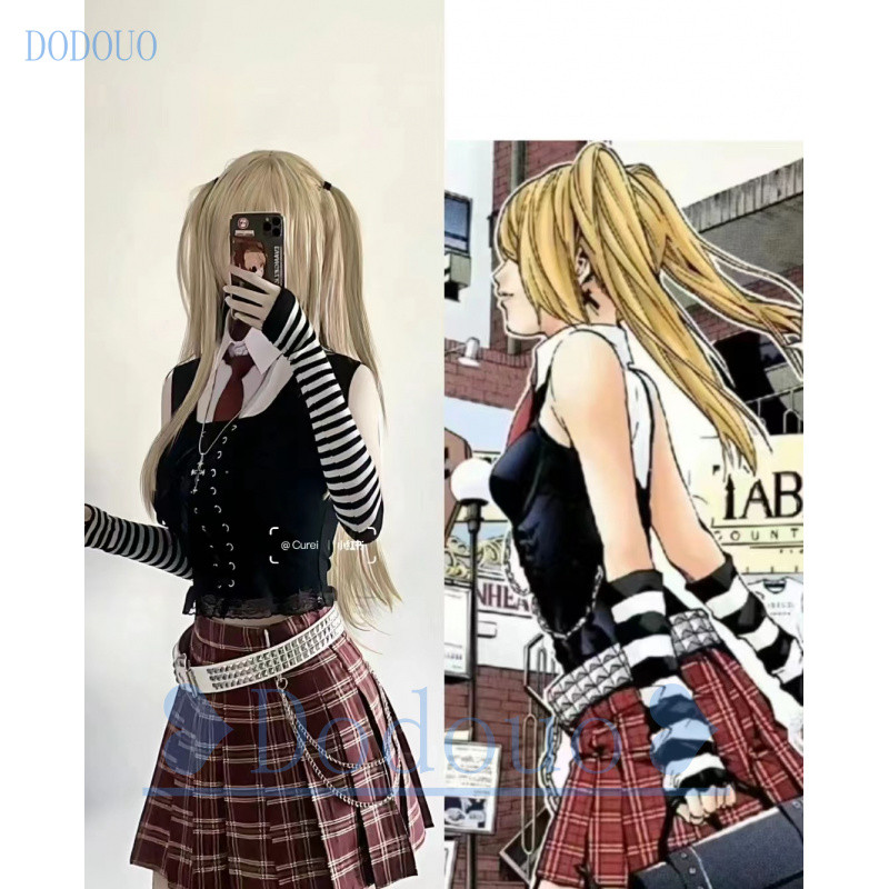 Death Note Cosplay Costume Misa Amane Cosplay Debut Daily Sexy Dress ...