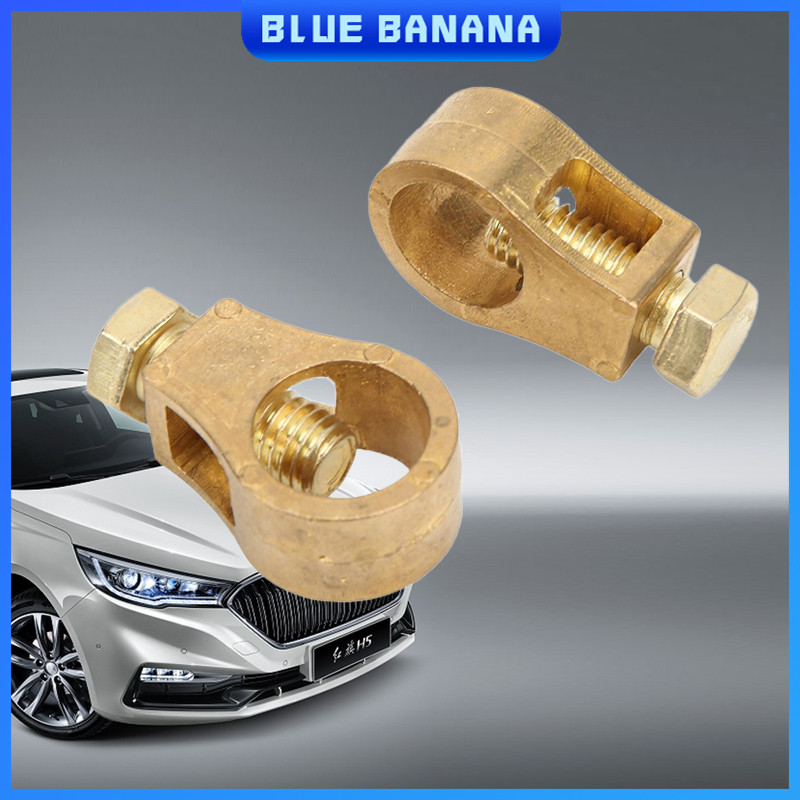 1Pair Car Battery Terminal Cable Clamp Battery Post Quick Wiring Clip ...