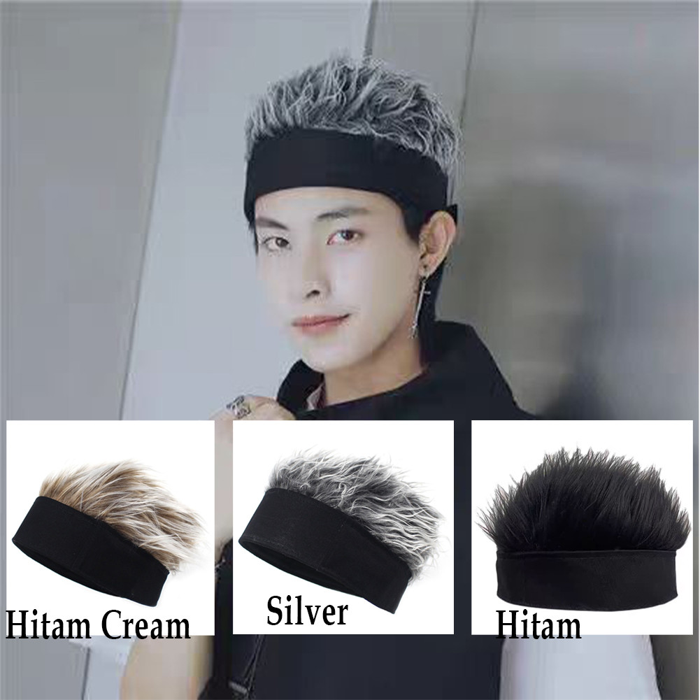 Naruto Anime Cosplay Men's Wig Cap PREMIUM Korean Material / Naruto Wig ...