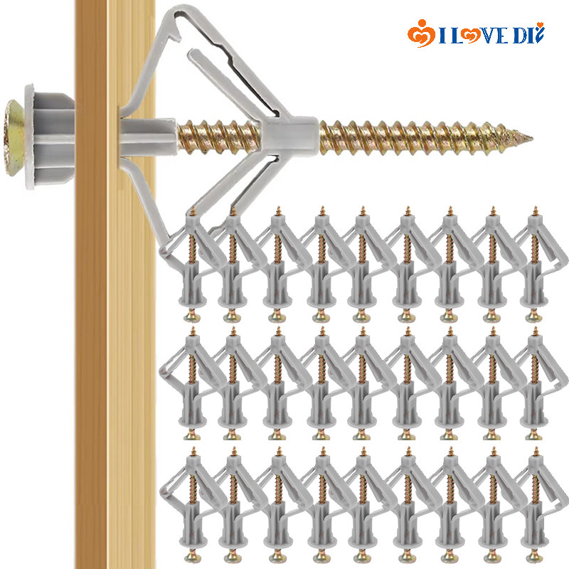 Plasterboard Wall Plug Expansion Tube - Self Drilling Anti Rotate ...