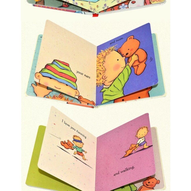6 Books Love Good Night Story cardboard Picture Book Bedtime Reading ...