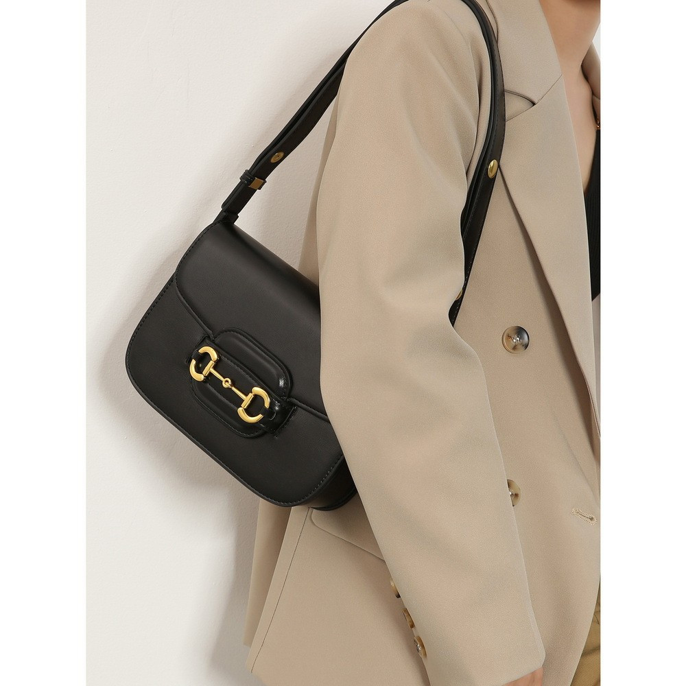Nicho Design High-End Women's Retro Horsebit 1955 saddle women's bag ...