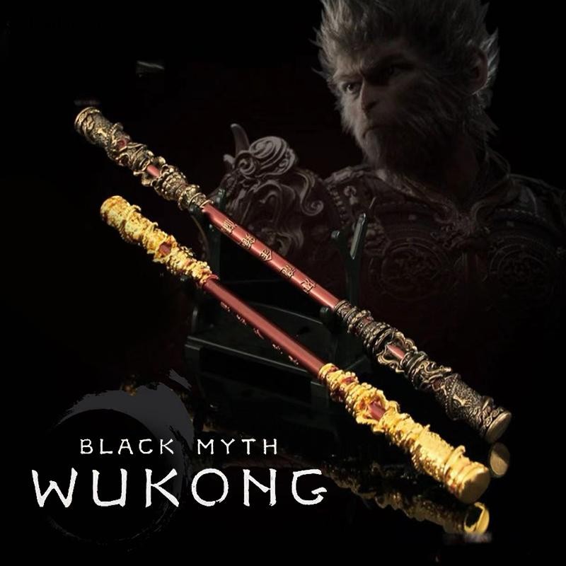 ir Metal ck Myth WuKong Game Ruyi Golden Cudgel Three-dimensional Sun Wukong Monkey King Weapon ...