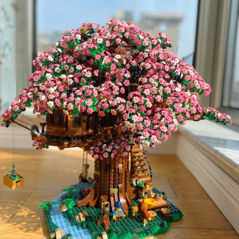 2506 Compatible Lego Building Blocks Sakura Tree House Girls Series ...
